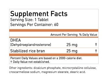 DHEA Max - 60 tabletten met DHEA - verbetert stemming vitaliteit, ener ...